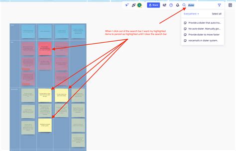 Searching Large Story Maps Enhancement Miro