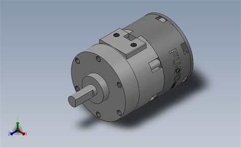 Crb2 叶片旋转气缸带角度调整单元 Crb2bwu40 90sz Solidworks 2018模型图纸下载 懒石网