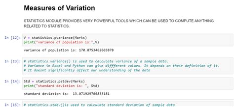 Variance In Python Vipanchi