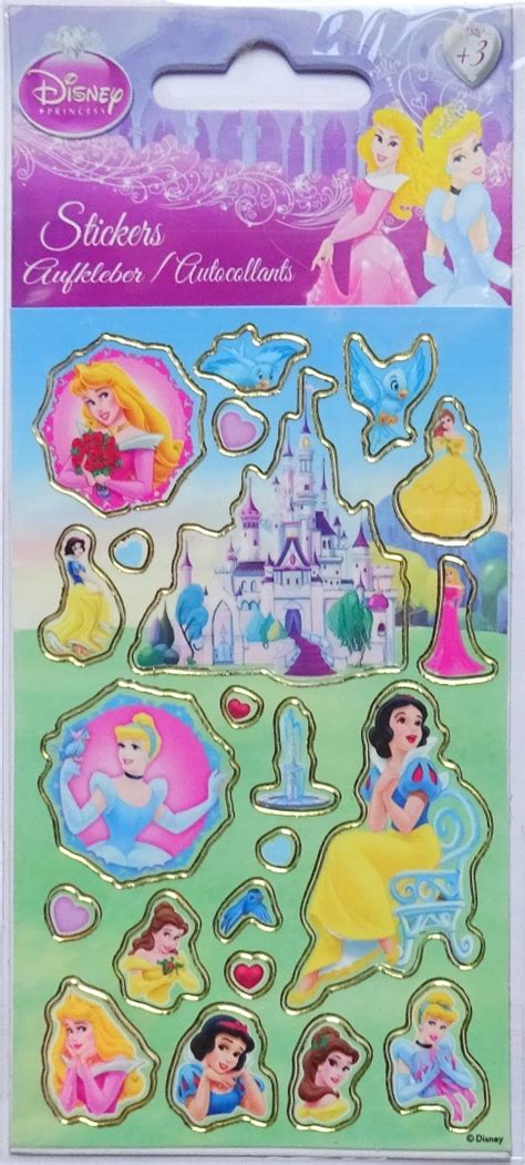Naklejki DISNEY księżniczki 1 5901276042600 Cena Opinie Naklejki