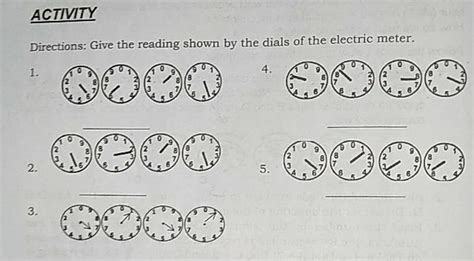 solved activity directions give the reading shown by the dials of the
