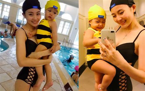 李蘊Renee Lee帶埋囡囡去台灣旅行 游水玩樂不忘更衣室自拍 Jdailyhk