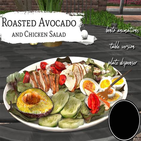 Second Life Marketplace Ss Roasted Avocado And Chicken Salad