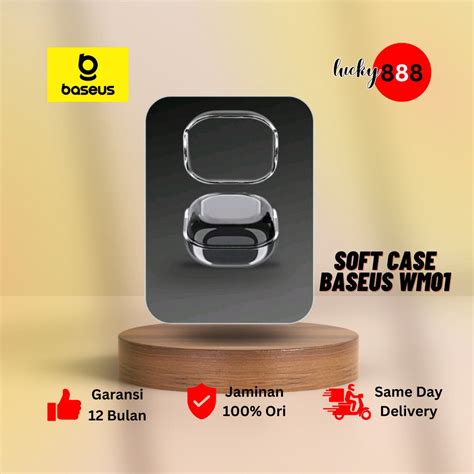 Jual Casing WM01 PREMIUM Clear Soft TWS BASEUS Encok WM01 Case Cover Transparan Shopee Indonesia