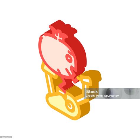 수류탄 과일 휘트니스 캐릭터 아이소메트릭 아이콘 벡터 일러스트레이션 가냘픈에 대한 스톡 벡터 아트 및 기타 이미지 가냘픈