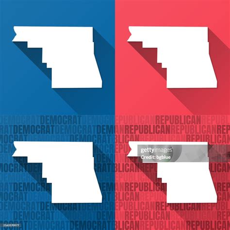 Morgan County Illinois Maps On Blue And Red Backgrounds High Res Vector
