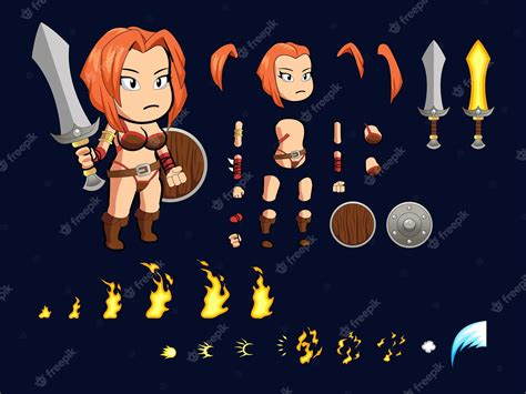 Premium Vector Amazon Game Sprite
