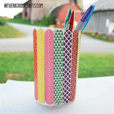 Pencil Holder Art And Craft At Tawana Tibbs Blog