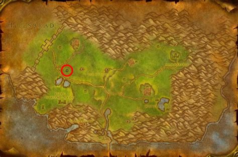 Wow Hinterlands Map