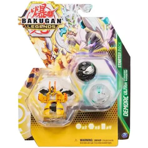 Bakugan Legends Tretorous Ultra Spartillion Fenneca 3 Figure Starter
