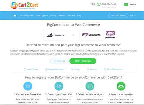 How To Migrate Bigcommerce To Woocommerce With Cart2cart Ecommerce
