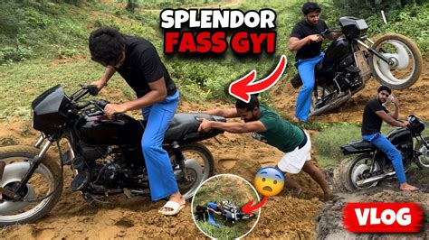 Splendor Se Kar Di Next Level Off Roading😨 Stunt Karte Time Bike Se