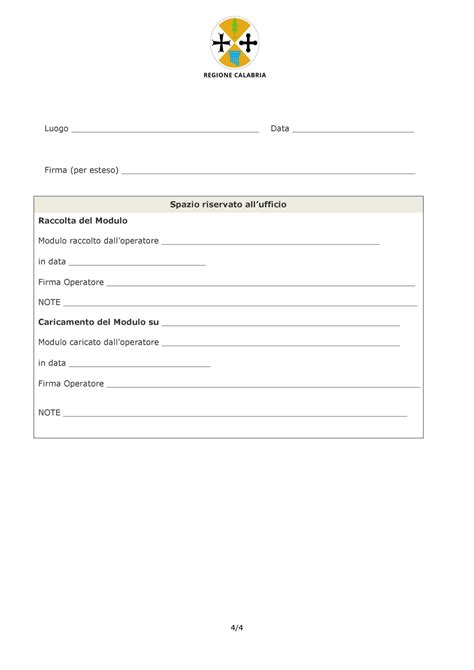 FSE Modulo Per Consenso Trattamento Dati Personali FIMMG Catanzaro