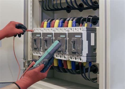 Electrical Engineers Test Electrical Installations And Electrical Wiring By Measuring Them With