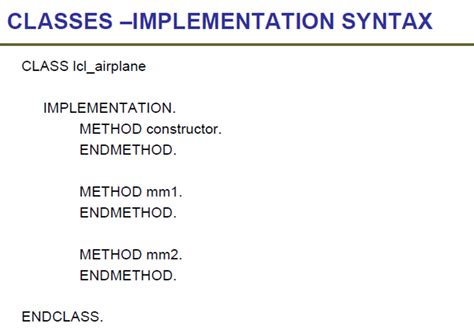 Sap Tech Local Class Creation And Visibility Of The Class Component