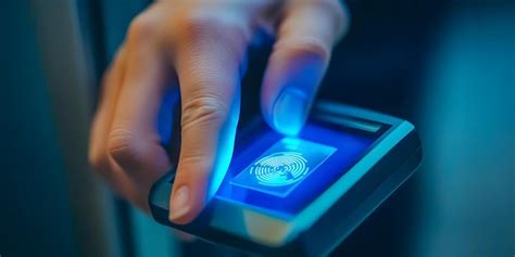 Biometric Security Access System Premium Ai Generated Image