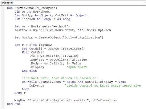 How To Create A Macro To Send Email From Excel Using Vba Excel Insider