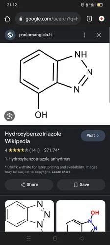 Grade Lab Grade Hobt For Reagnt Purity 99 At Rs 1400 Kg In