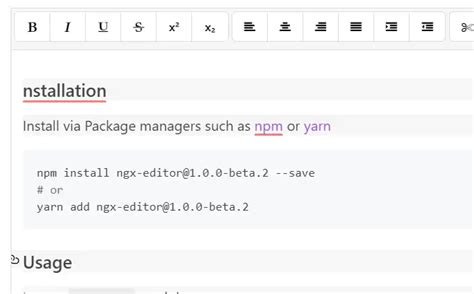 Wysiwyg Editor For Angular Applications Ngx Editor Angular Script