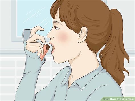 How To Eat In Class With Pictures Wikihow