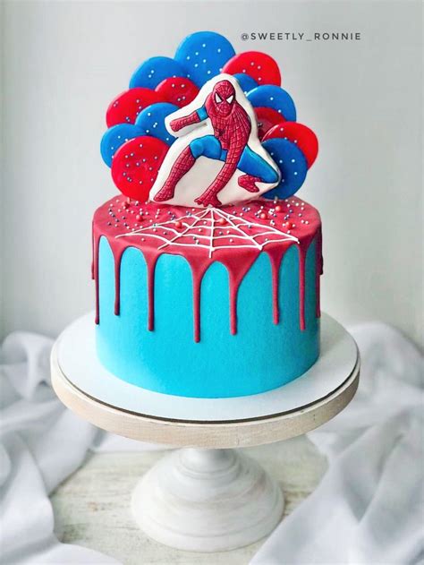 Пин от пользователя Krestonos666 на доске Торты Торт для ребёнка Торт человек паук Красивые
