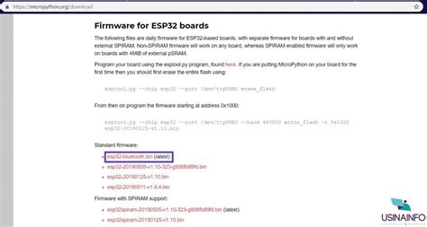 Micropython Esp32 Parte 1 Blog Usinainfo