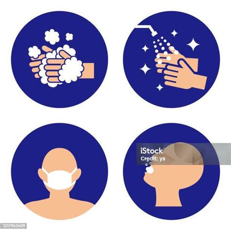 손 씻기 및 소독을 나타내는 그림 감기와 독감에 대한 스톡 벡터 아트 및 기타 이미지 감기와 독감 건강관리와 의술 건강한 생활방식 Istock