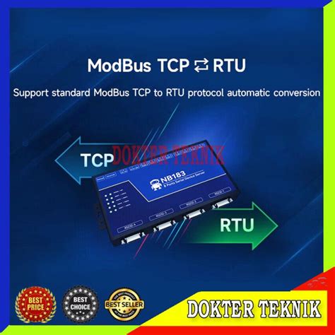 Jual 8 Way Serial Server Rs485232 To Ethernet Rj45 Rtu To Tcpudp Iot Mod Kota Bandung