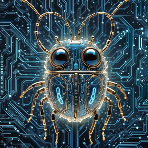 Download Ai Generated Bug Motherboard Royalty Free Stock