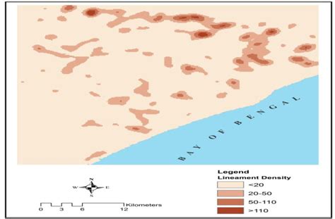 Lineament Density Map Download Scientific Diagram