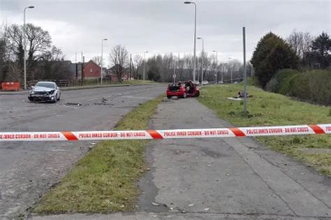 Lisburn Crash Leaves Police Officers And Pensioner Injured Belfast Live
