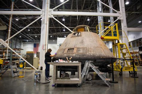 Apollo 11 Space Capsule Gets Restored For A National Tour Npr
