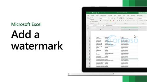 How To Insert A Watermark On An Excel Spreadsheet Citizenside