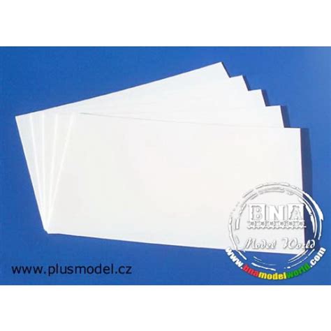 Styrene Sheet Thickness 0 8mm 2 Sheets Plus Model 072