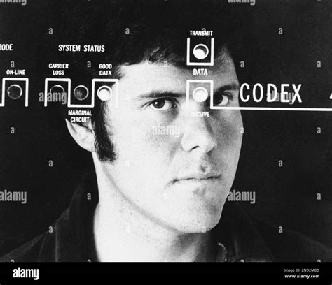 Jerry Schneider Interfaced Through A Double Exposure With A Computer