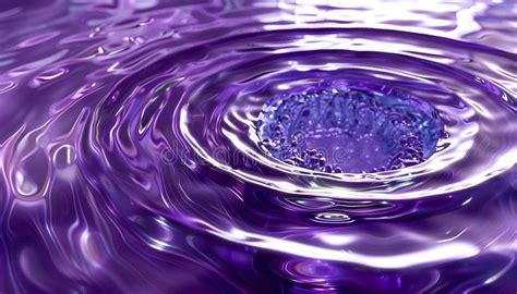 Liquid Vortex Levitating Wavy Water Flow Rotating In Reflective Torus