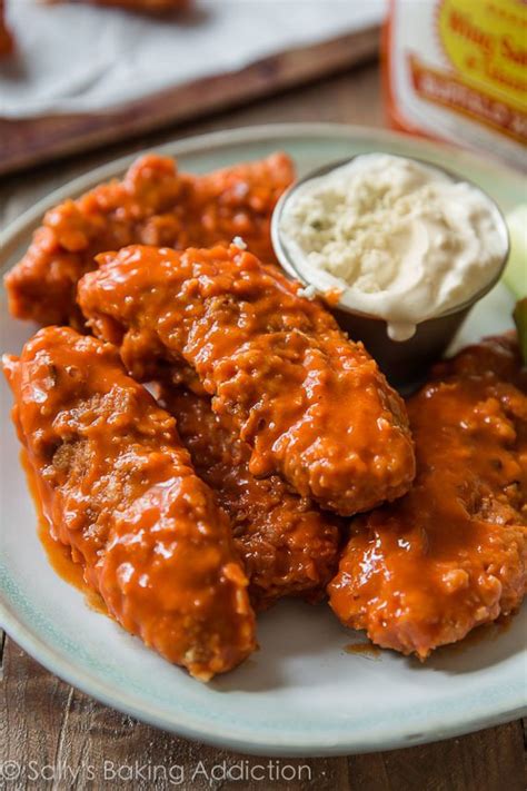 Crispy Baked Buffalo Chicken Fingers Sallys Baking Addiction
