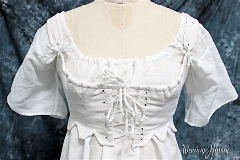 Finished Projects Regency Shift And Short Stays Dress History