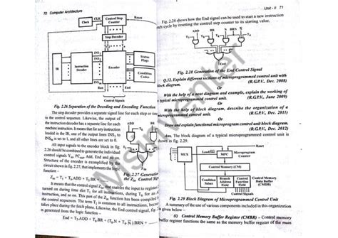 Computer Organisation And Architecture Notes By Shivanipdf Technology And Computing