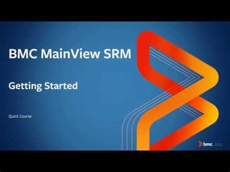 MainView SRM Getting Started YouTube