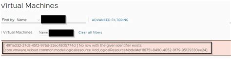 Error Deleting Multiple VM In VCD