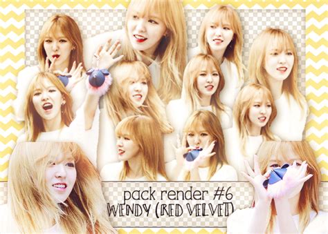 Pack Render 6 13 Render Wendy Red Velvet By Victorhwang On Deviantart