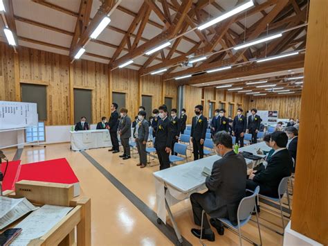 4月14日くまもと林業大学校【長期課程】第5期生の入校式を行いました！ くまもと林業大学校