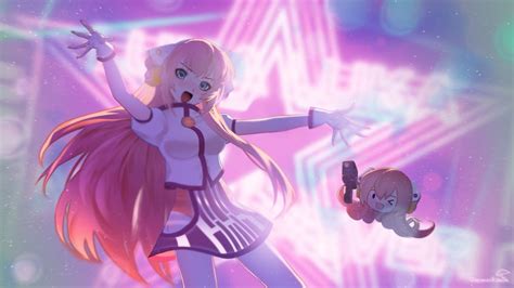 Megurine Luka And Takoluka Vocaloid And 3 More Drawn By Zontik2404