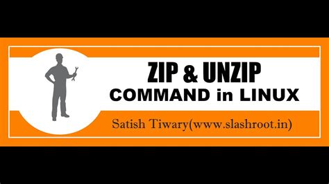 Zip And Unzip Command In Linux Youtube