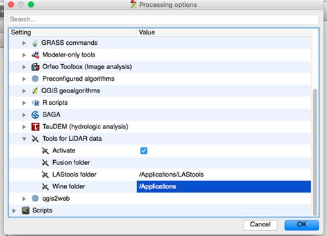 Installation Lastools Menu Seems To Be Incomplete In Qgis