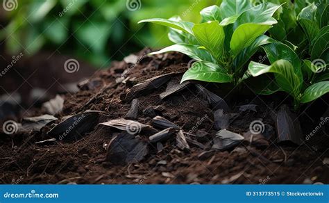 Contrast Mulch Texture Royalty Free Cartoon 368660282