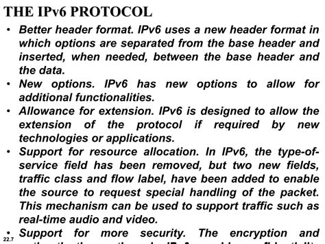 ipv6 explanation by forouzann data communication ppt