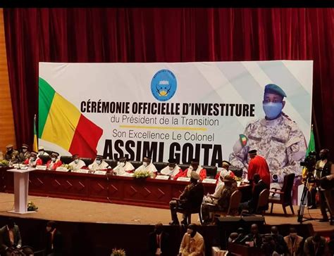 Mali Assimi Goïta Officiellement Président De La Transition