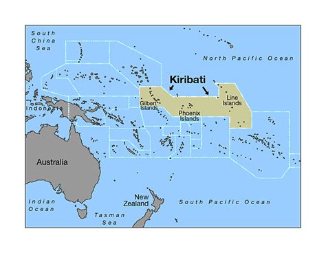 Political Map Of Kiribati Kiribati Oceania Mapsland Maps Of The